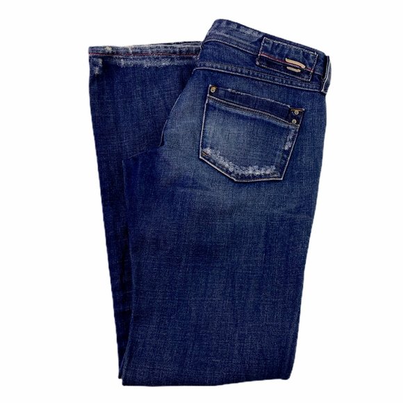 Diesel | Jeans | Diesel Service Spa Distressed Blue Italian Denim B ...